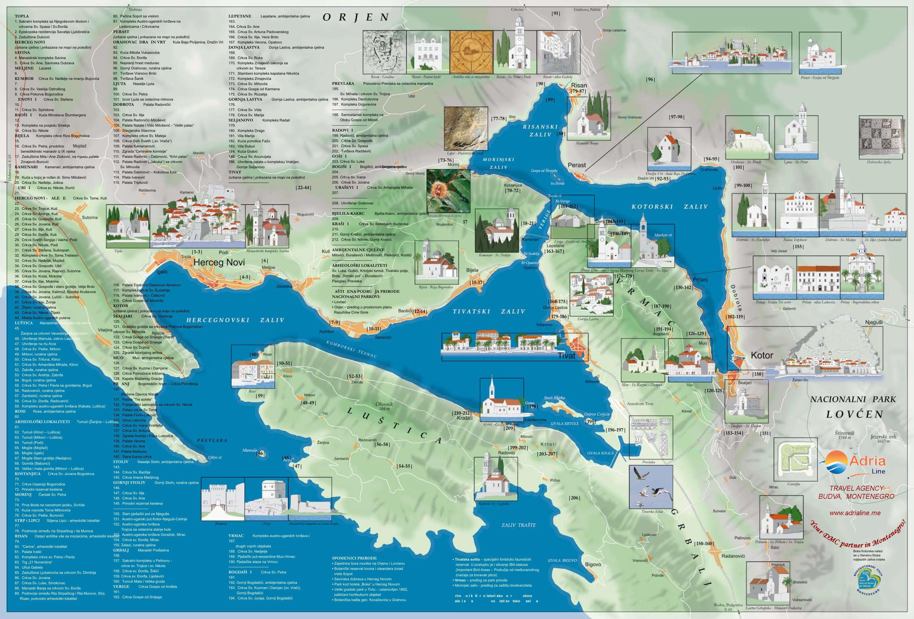 Výrobní středisko Neoprávněný Hostitel boka kotorska zaliv mapa ...