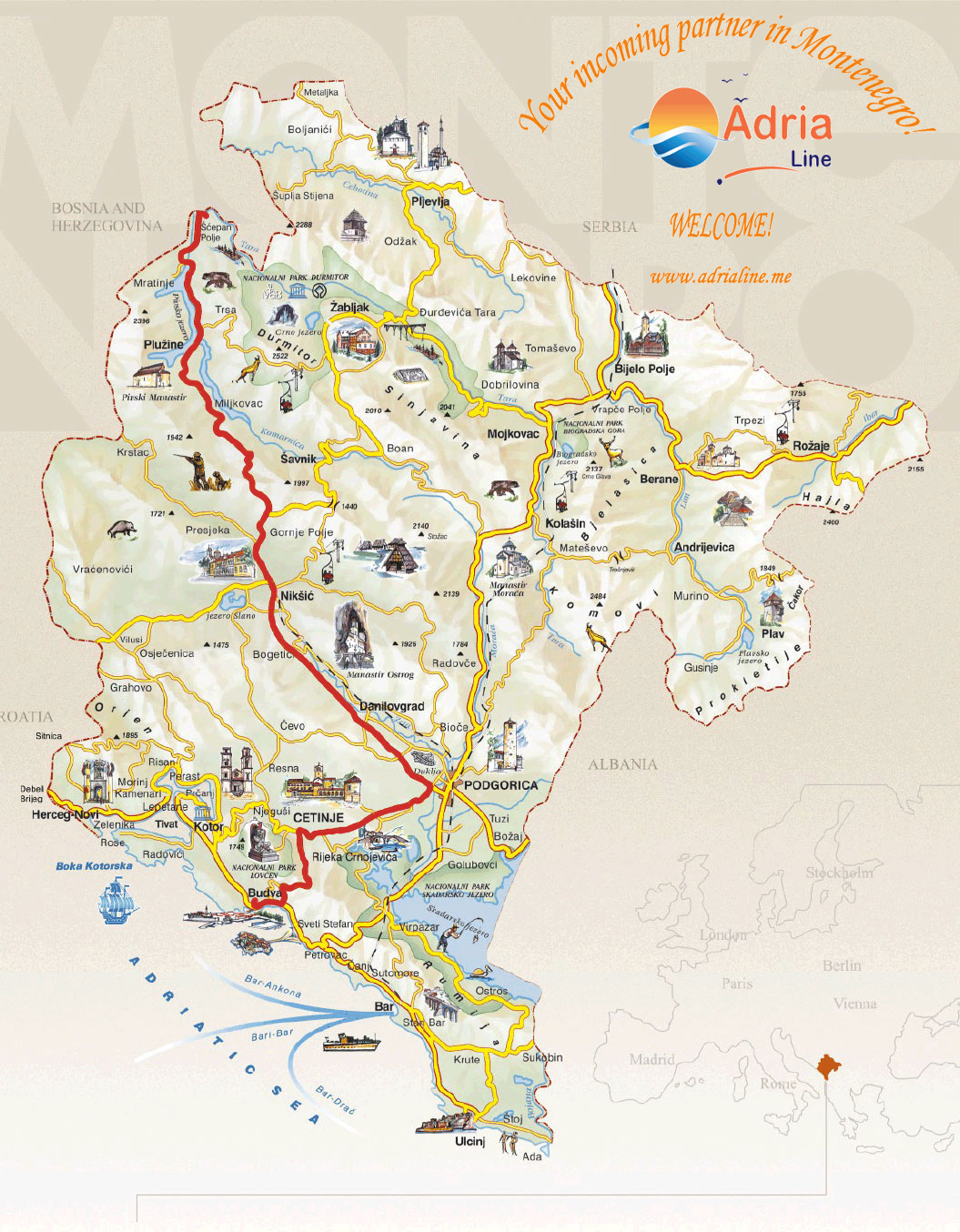 Rafting auf dem Fluß Tara